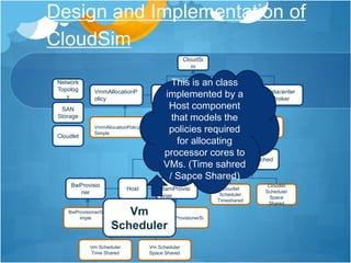 Cloudsim modified | PPTX | Cloud Computing | Internet