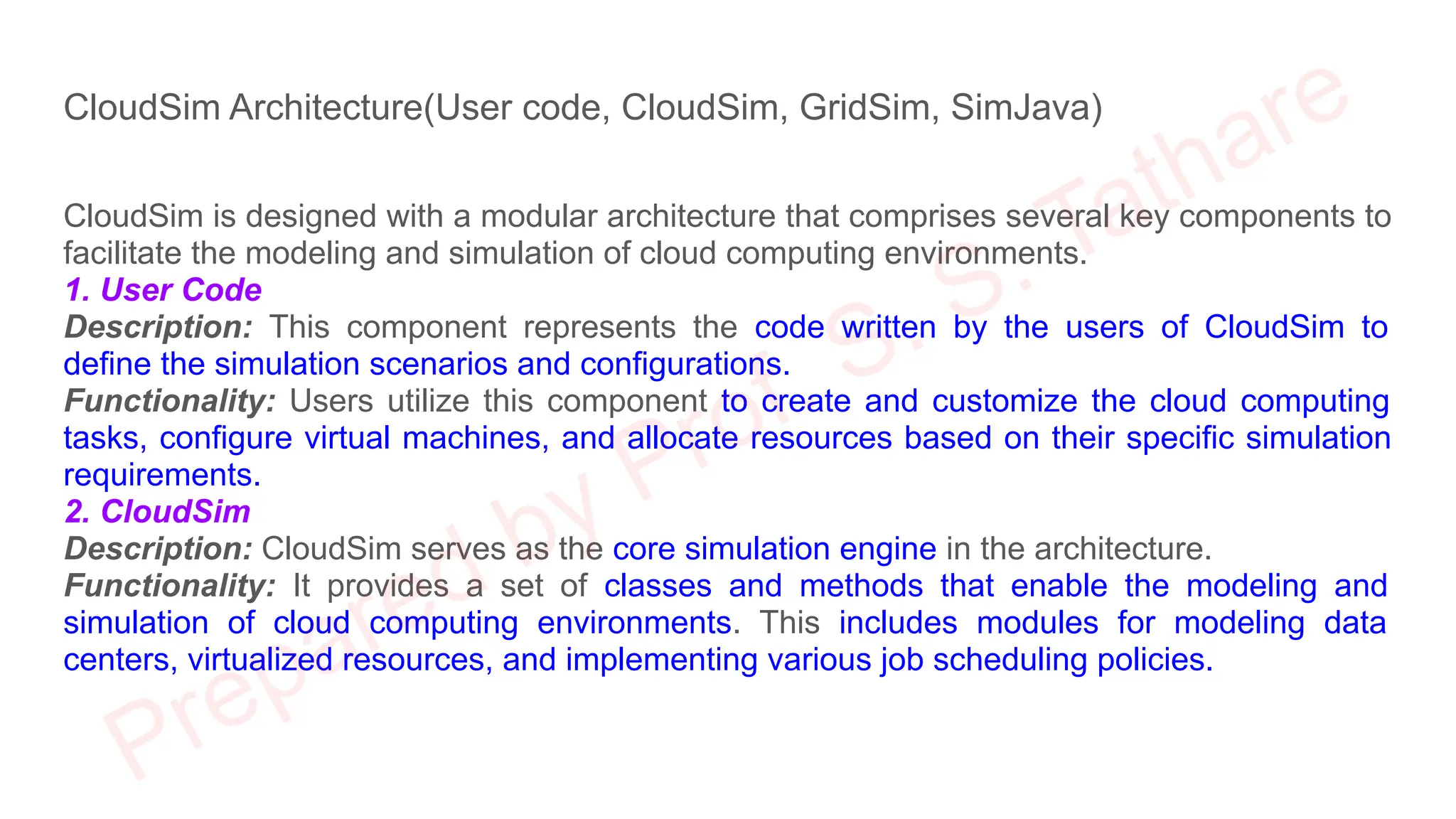 Cloudsim_openstack_aws_lastunit_bsccs_cloud computing | PDF