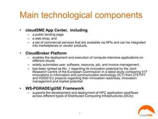 cloudSME The European hpc cloud platform for simulation | PPT