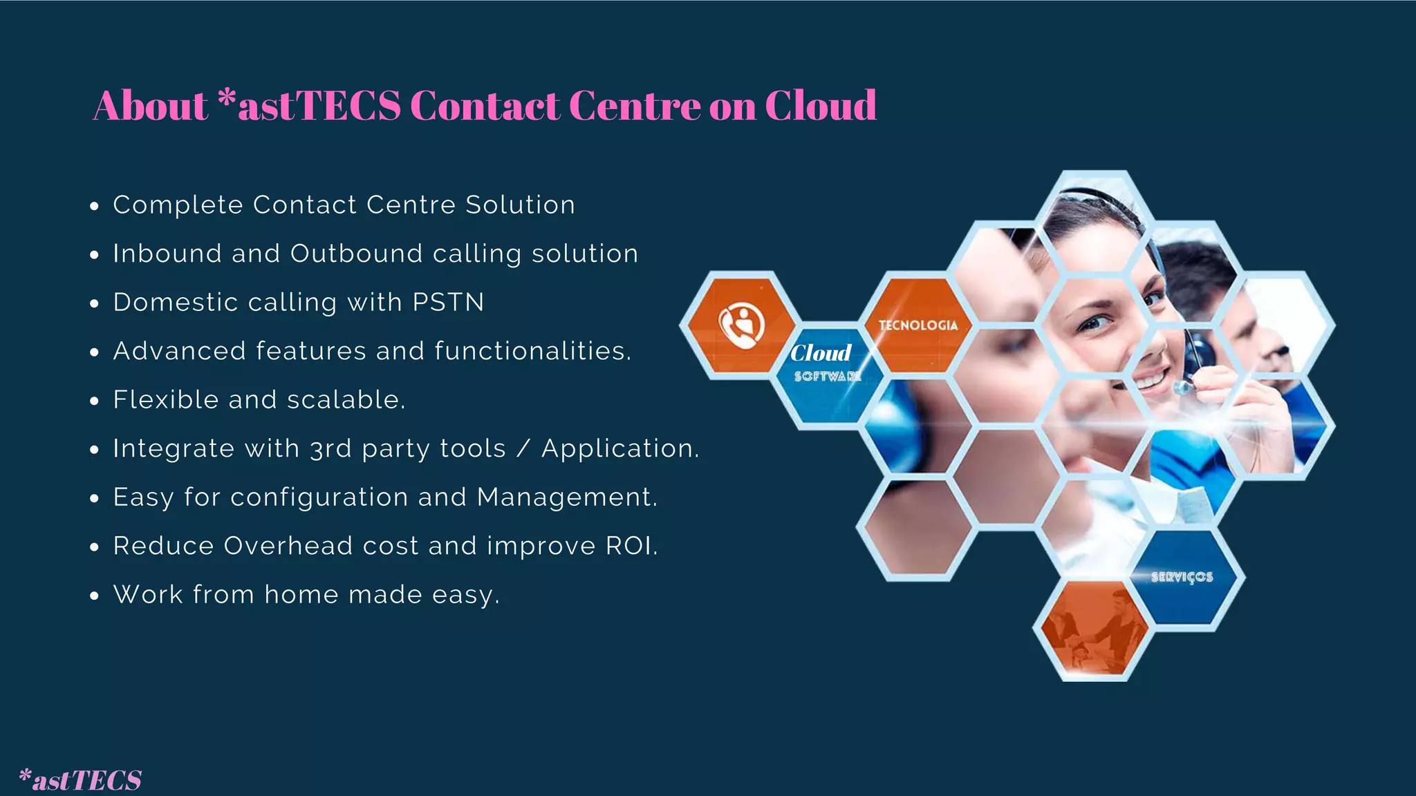 *astTECS Cloud Center solution | PPT