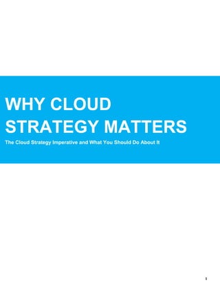 Cloud Strategy | PDF