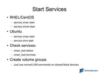Using CloudStack With Clustered LVM | ODP