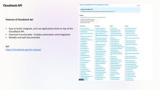 CloudStack Tooling Ecosystem – Kiran Chavala, ShapeBlue | PPT