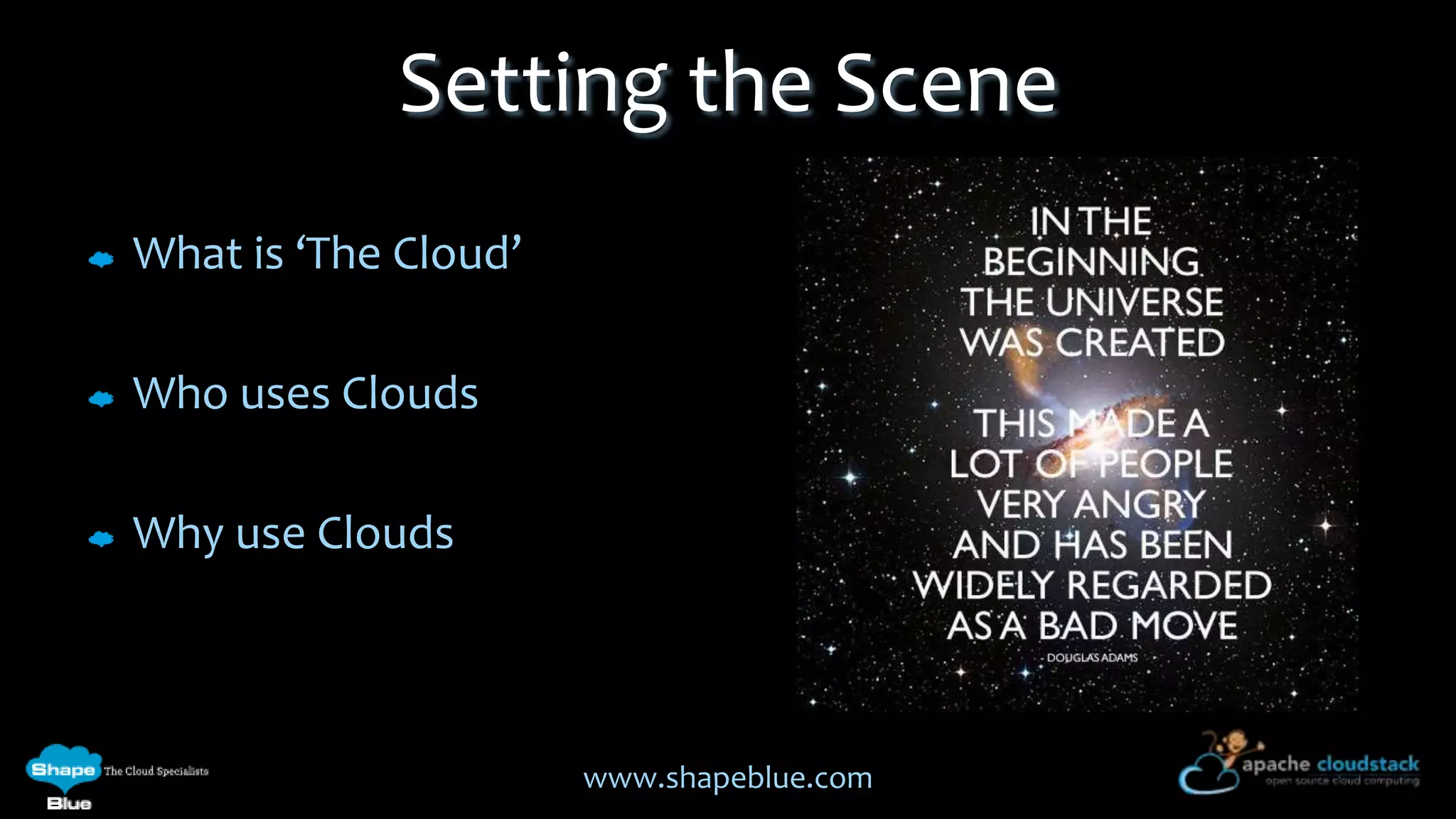 Cloudstack 101 - an introduction to Coudstack | PPTX | Cloud Computing | Internet