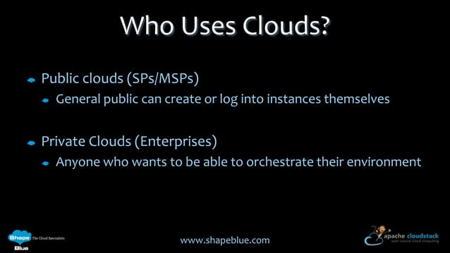 Cloudstack 101 - an introduction to Coudstack | PPTX | Cloud Computing | Internet