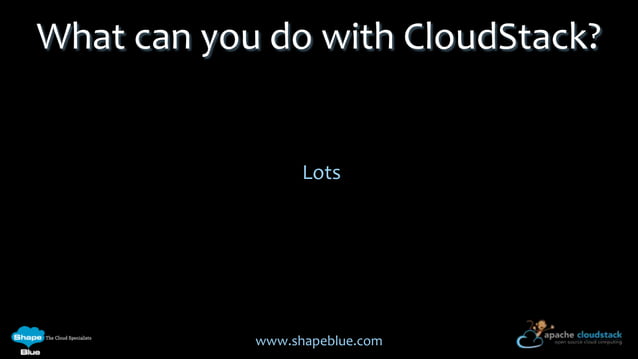 Cloudstack 101 - an introduction to Coudstack | PPTX | Cloud Computing | Internet