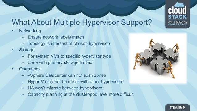Decisions behind hypervisor selection in CloudStack 4.3 | PDF