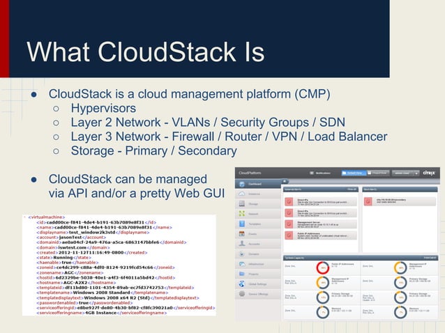 Cloudstack In Production Ppt