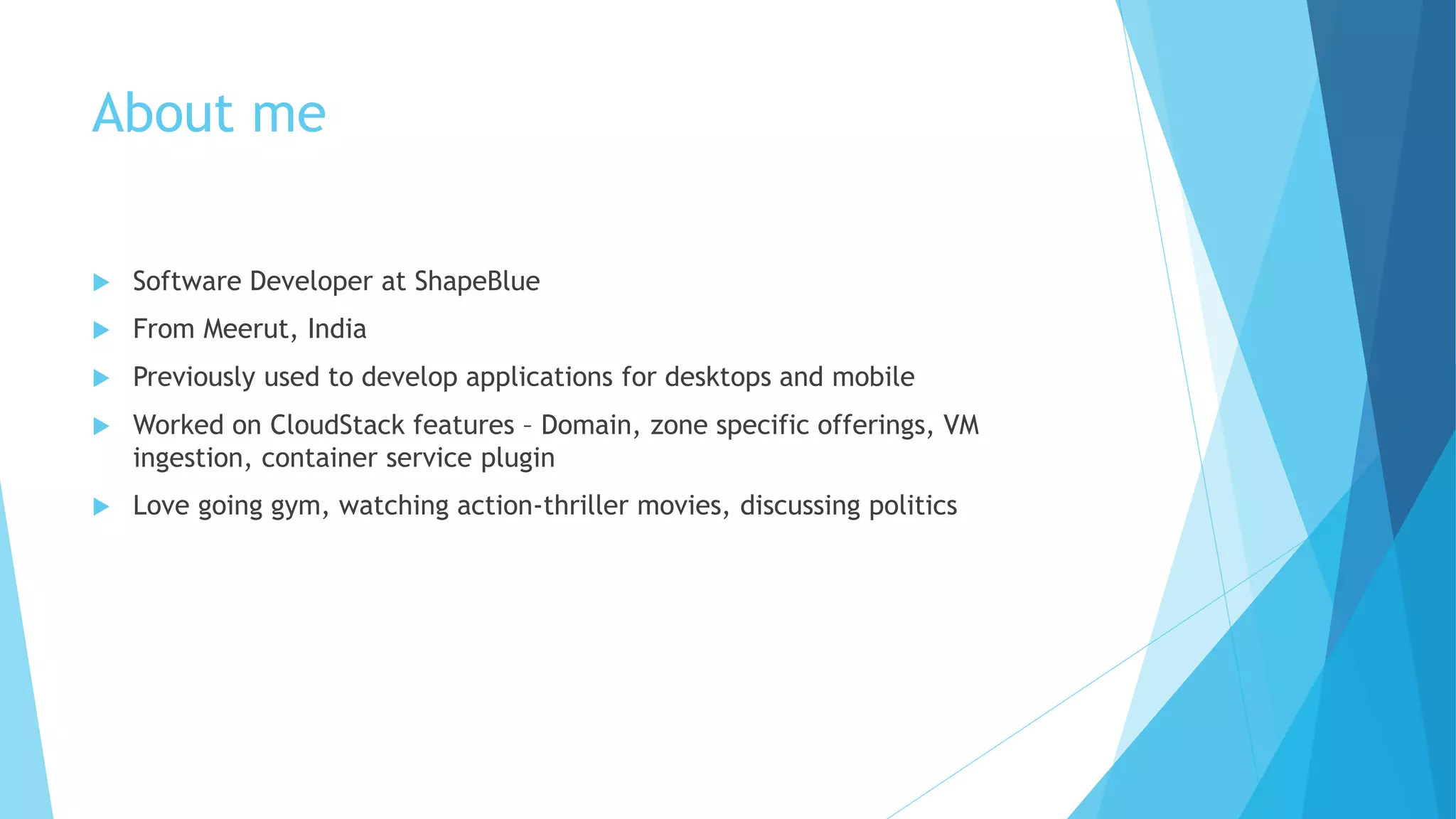 Abhishek Kumar - CloudStack Locking Service | PPT