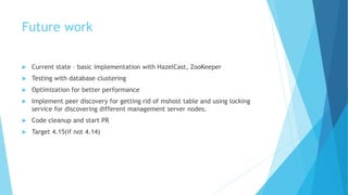 Abhishek Kumar - CloudStack Locking Service | PPT