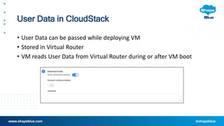 CloudStack Managed User-data & Demo | PPTX