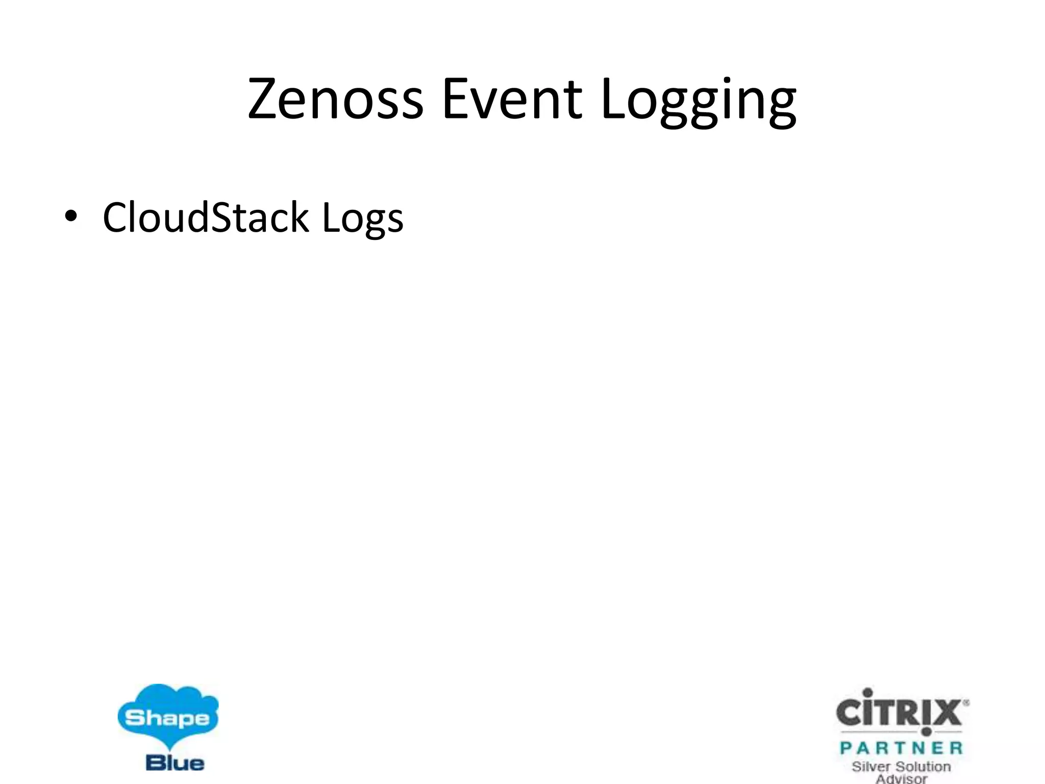 Cloud stack monitoring with zenoss | PPT