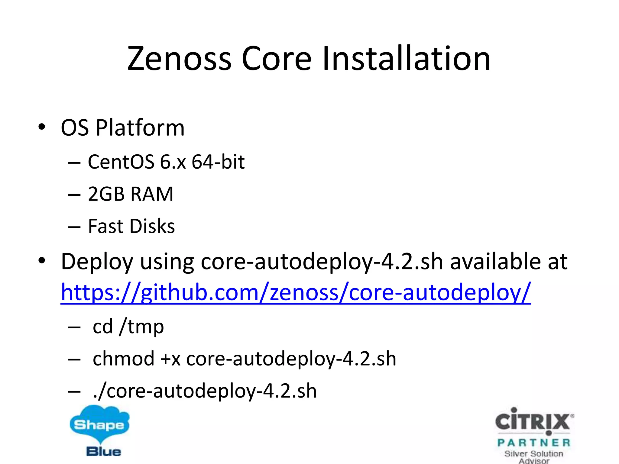 Cloud stack monitoring with zenoss | PPT