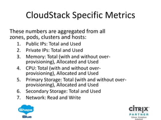 Cloud stack monitoring with zenoss | PPT