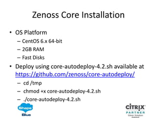 Cloud stack monitoring with zenoss | PPT