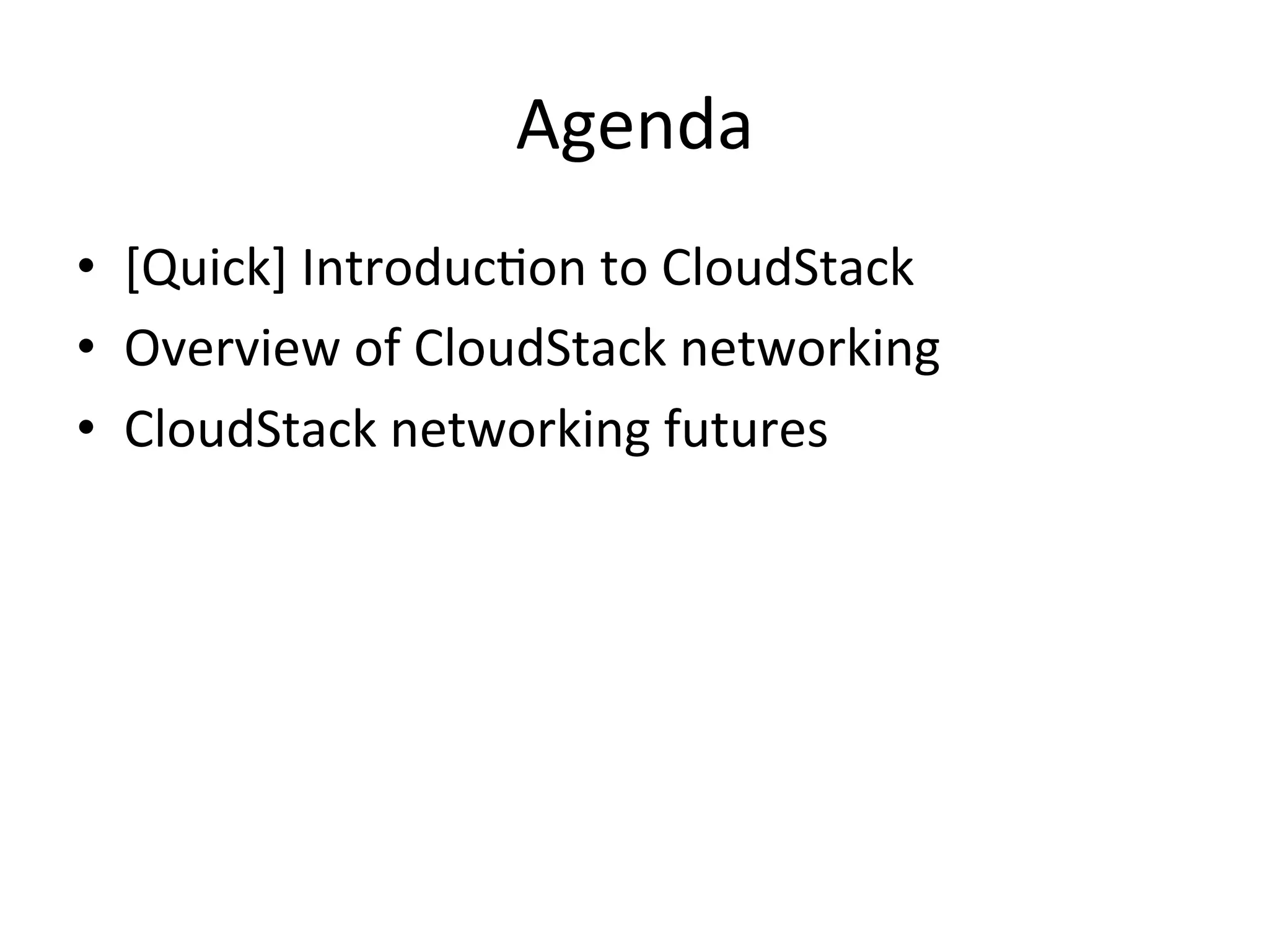 Directions for CloudStack Networking | PDF