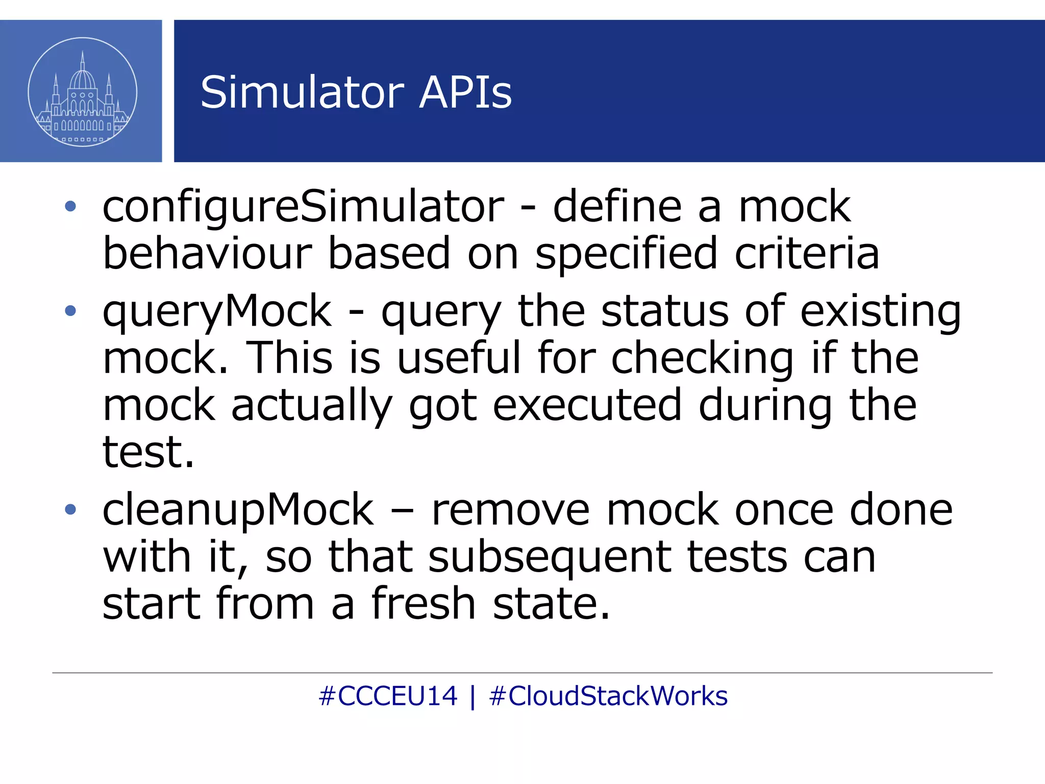 Cloudstack simulator | PDF