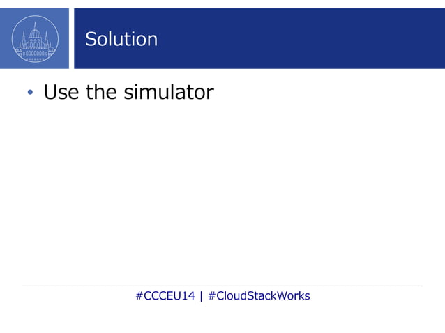 Cloudstack simulator | PDF