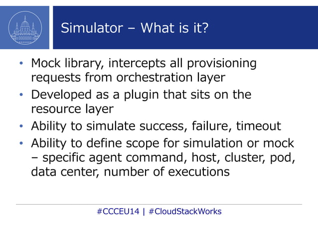 Cloudstack simulator | PDF
