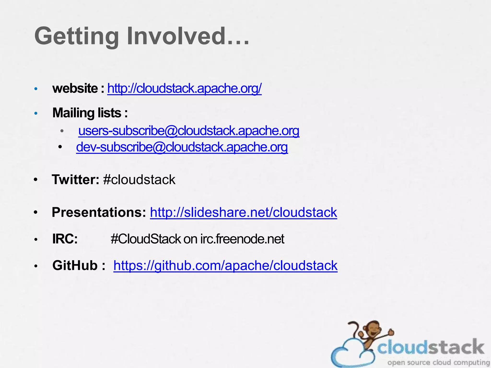 CloudStack Overview | PPT