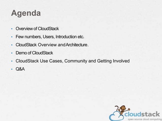 CloudStack Overview | PPT