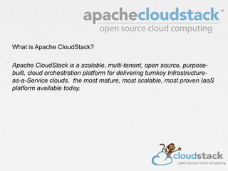 CloudStack Overview | PPT