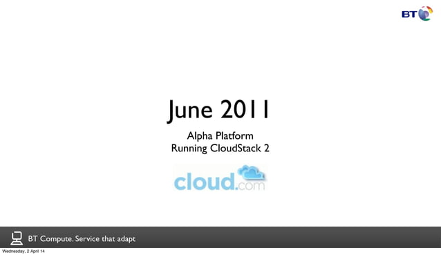 British Telecom (BT) and CloudStack | PDF