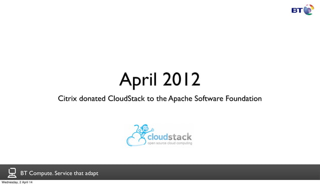 British Telecom (BT) and CloudStack | PDF