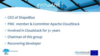 CloudStack User Group welcome | PPTX
