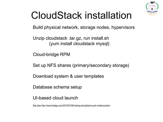 Cloud stack vs openstack vs eucalyptus | PPT | Cloud Computing | Internet