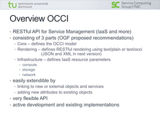 Cloud standards interoperability: status update on OCCI and CDMI ...