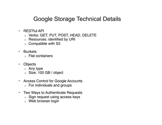Introduction to Google Cloud Platform Technologies | PDF