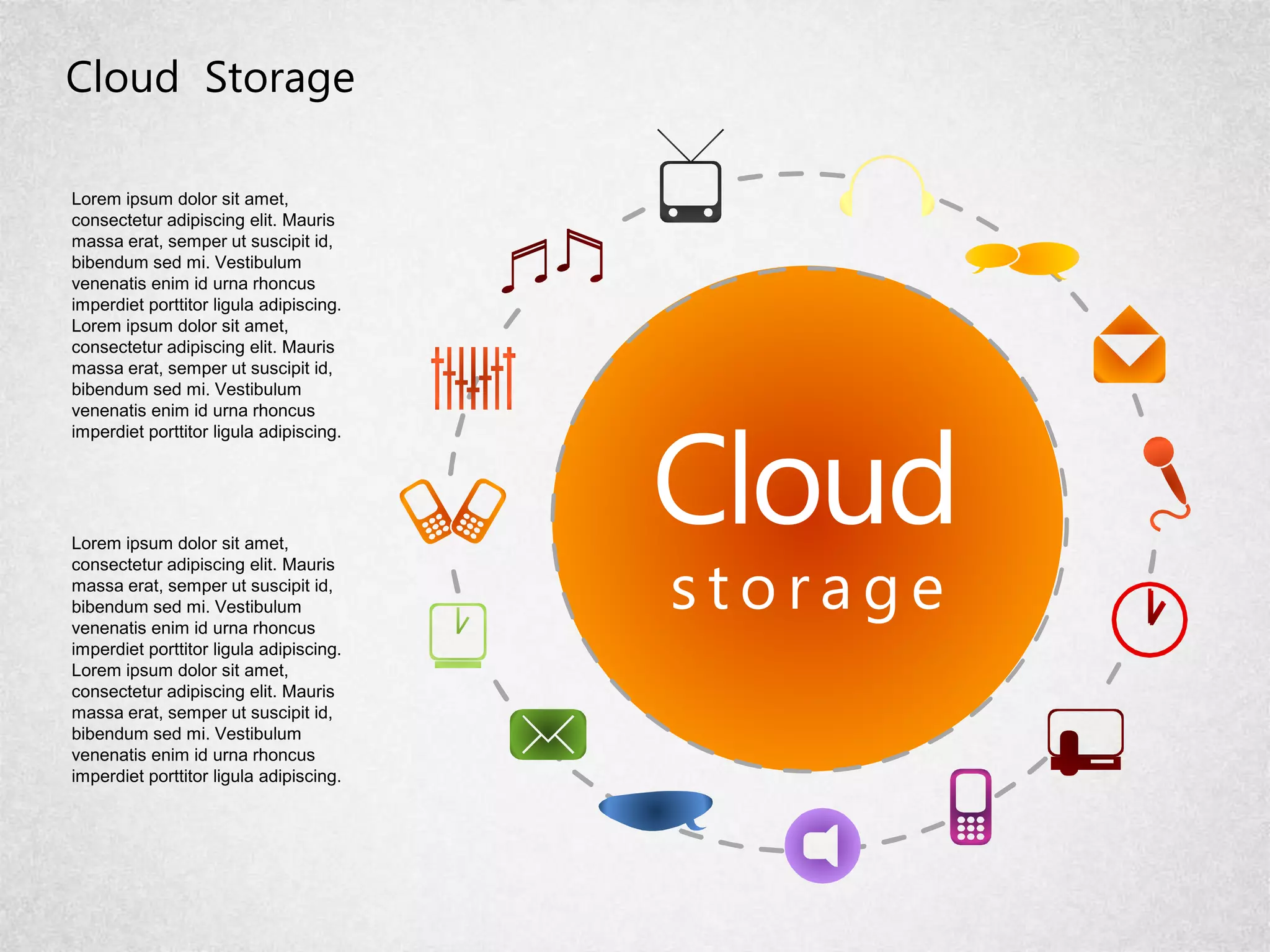 Cloud Storage Infographics (for PowerPoint and Google Slides) | PPT