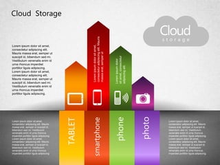 Cloud Storage Infographics (for PowerPoint and Google Slides) | PPT