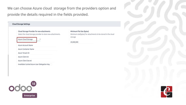 Cloud Storage Application in Odoo 18 - Odoo 18 Slides | PPT