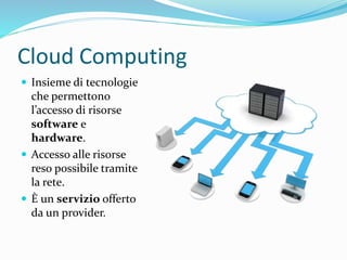 Cloud storage e cloud computing | PPT