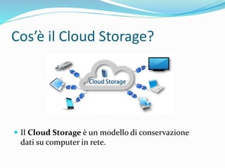 Cloud storage e cloud computing | PPT