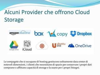 Cloud storage e cloud computing | PPT