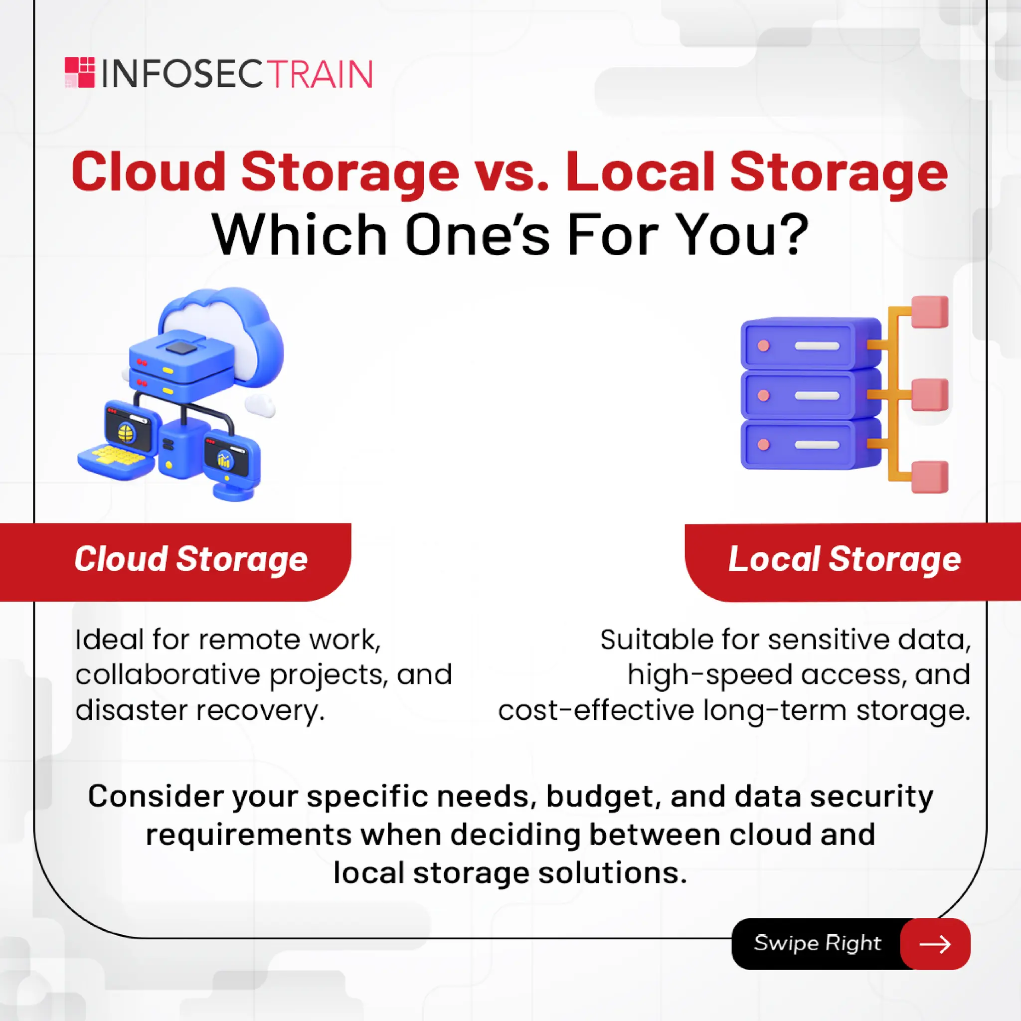 Cloud Storage vs. Local Storage.pdf InfosecTrain | PDF