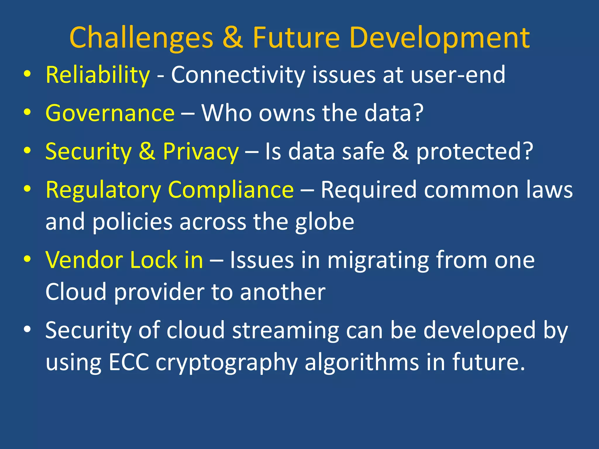 Cloud streaming presentation | PPTX