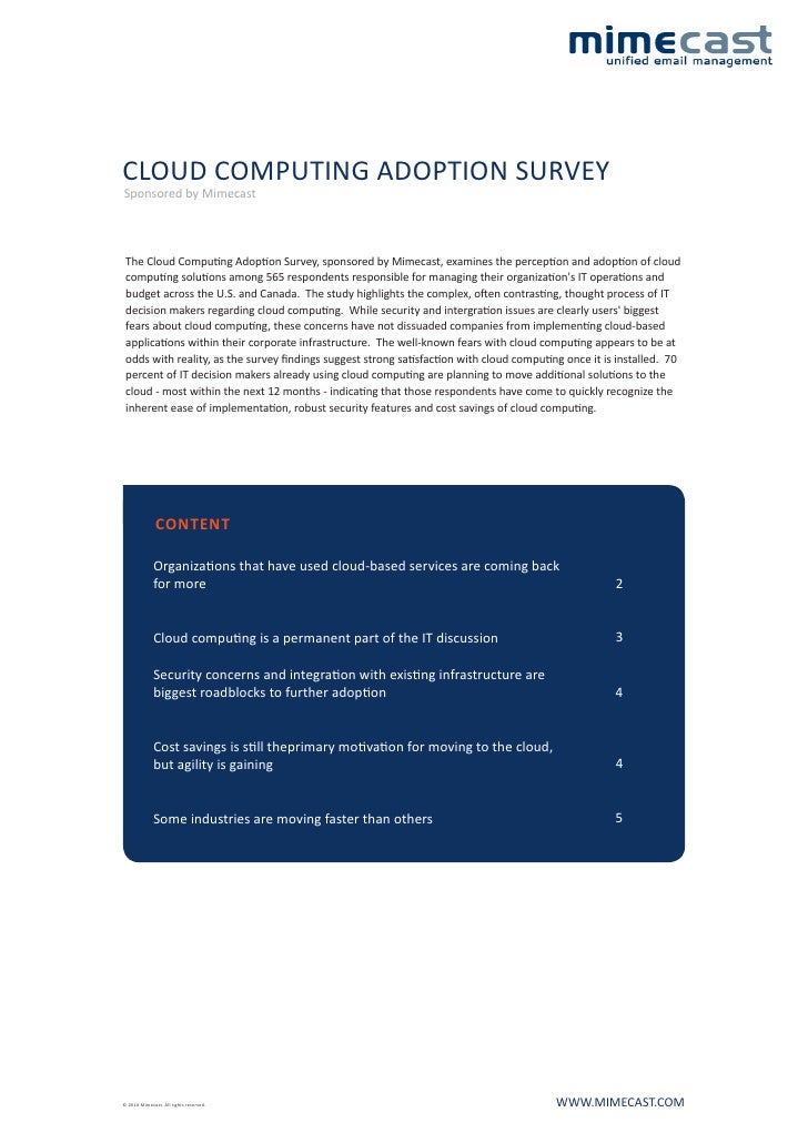 Cloud Survey