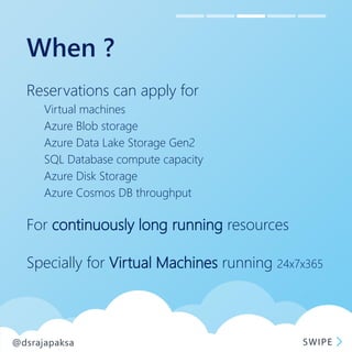 Saving Money with Azure Reservations | PDF