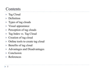 Cloud tag | PPT