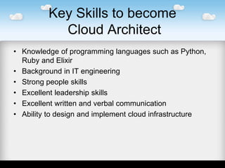 Cloud technologies | PPT