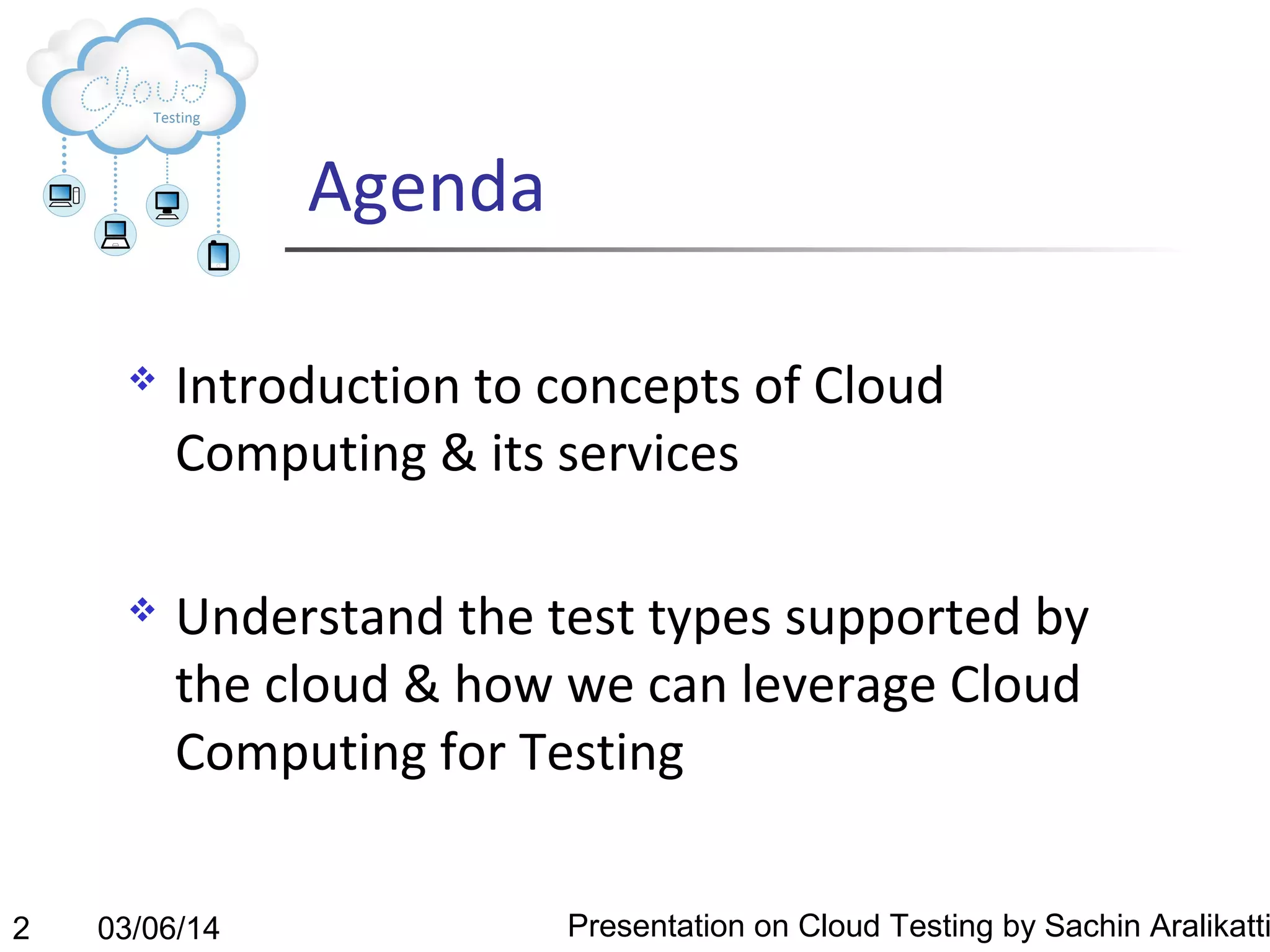 Cloud testing | PPT