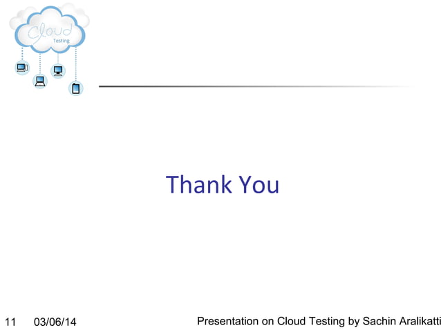 Cloud testing | PPT