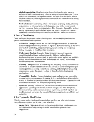 Cloud Testing: A Comprehensive Guide from Beginner to Advanced | PDF