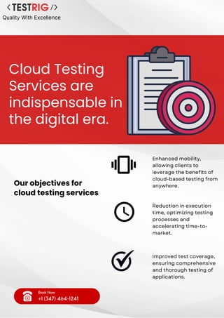 Cloud Testing Services Company- Testrig | PDF