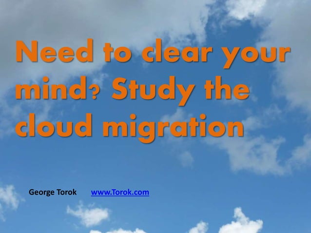 Cloud therapy | PPT