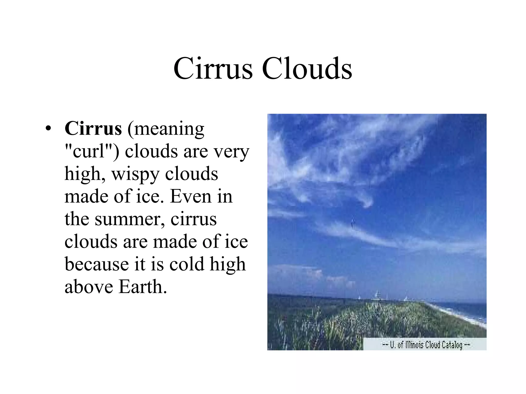 Cloud types | PPT